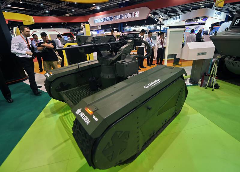 Estonia unveils unmanned ground vehicle THeMIS