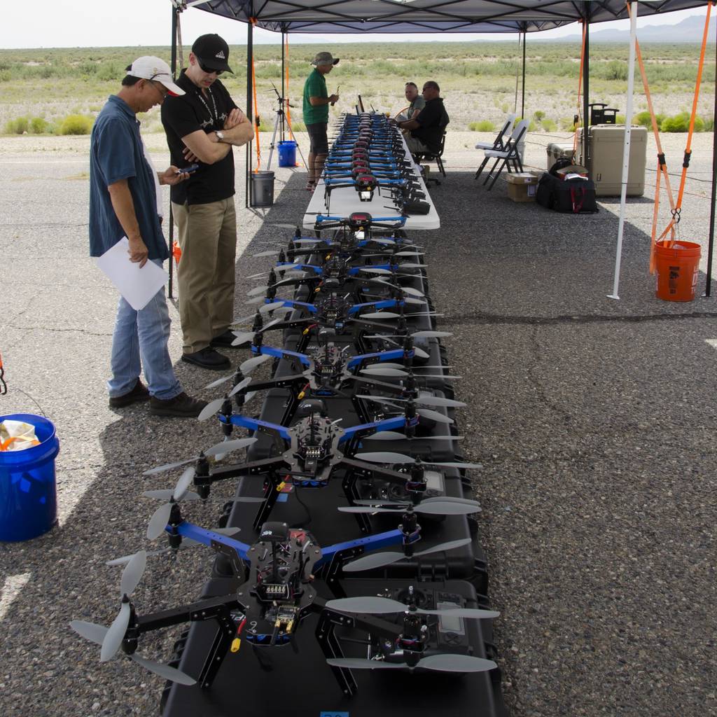 DARPA awards first contracts in drone swarms project
