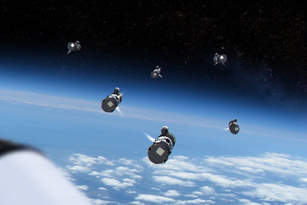 Contractors complete key multi-object kill vehicle program review