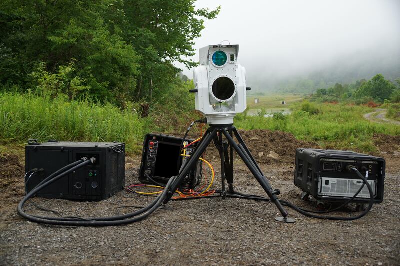High-energy laser weapons target UAVs